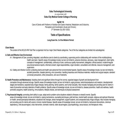 Sample-TOS-with-formula for evaluation and accreditation purposes | PPT