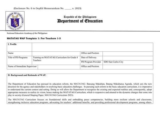 Form 2-ppa | PPTX | Professional School | Postgraduate Education