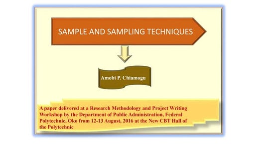 Sampling | PPT