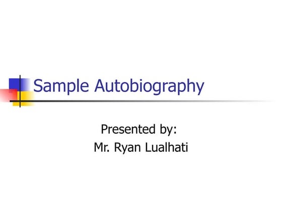 My biography | ODP