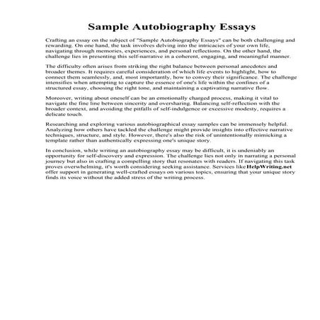 Autobiographical Fiction | PDF