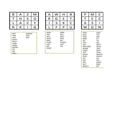 Sample boards | XLSX