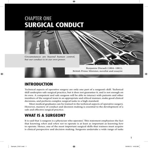 Fundamental Skills For Surgery - Sample | PDF