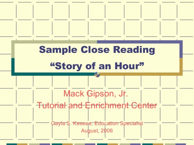 sample-close-reading