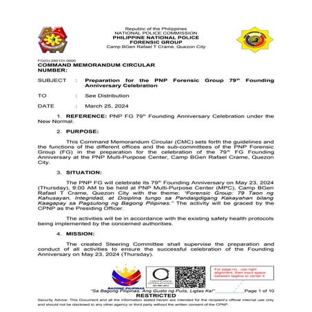 Sample CMC RESTRICTED confodential secret.docx