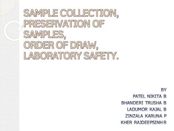 Forensic Sample Collection and Preservation.pptx