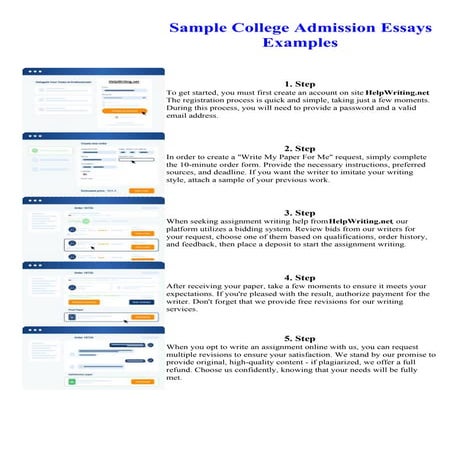 Sample College Admission Essays Examples | PDF | Geography | Science