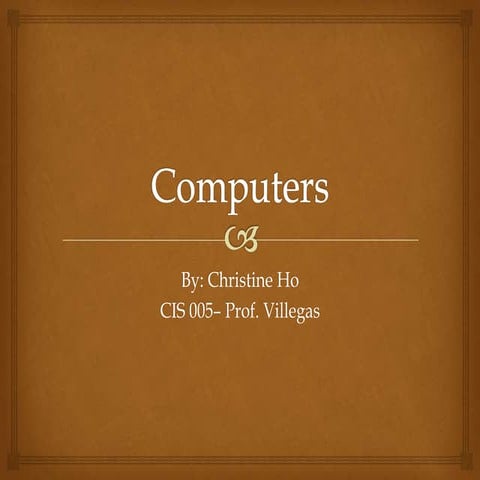 Sample computer | PPT