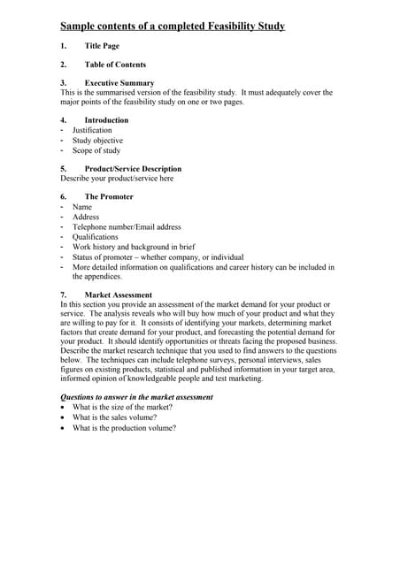 Feasibility Study- Bakery | DOCX