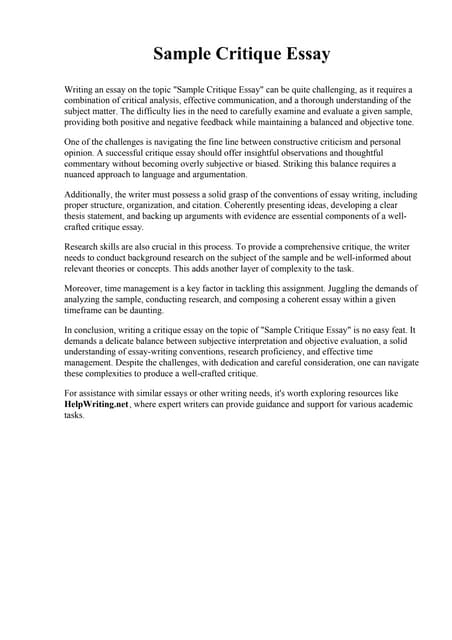 Evaluation Essay Sample. Dowling College | PDF | Educational Assessment ...