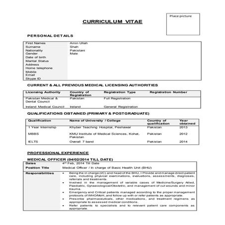 Sample cv | DOCX