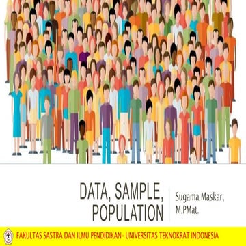 Sample, data, and population | PPTX