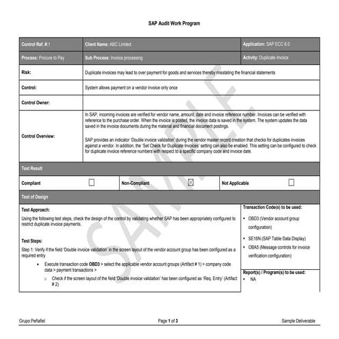 Sample Deliverable Deliverables | PDF