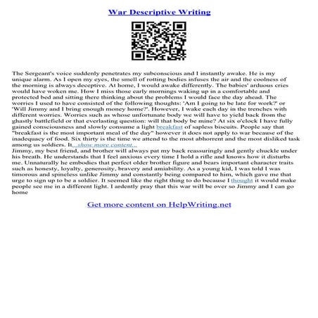 Sample Discursive Essay | PDF