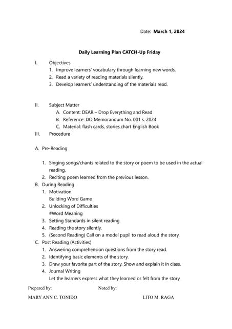 CATCH-UP FRIDAY Daily Lesson Plan-Grade 4.docx