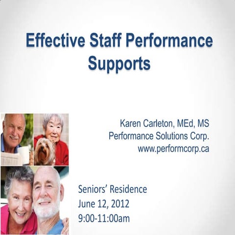 Effective Staff Performance Supports | PPT