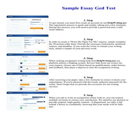 Sample Essay Ged Test | PDF