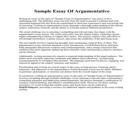 Sample Essay Of Argumentative.pdf
