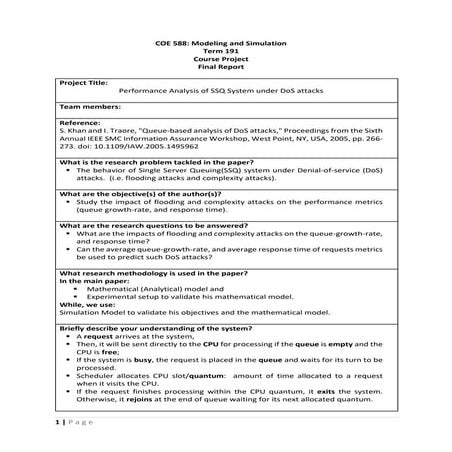Sample final report | PDF | Computing | Technology & Computing