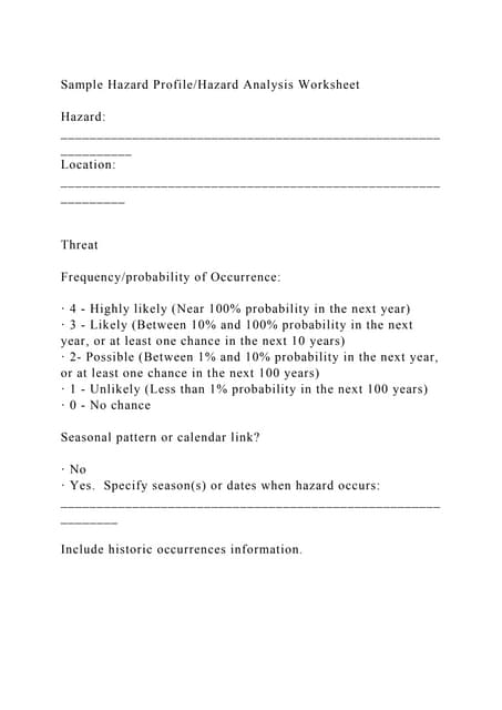 Risk Assessment | PPT