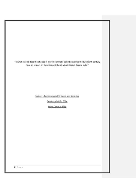 Sample IB ESS EE 4 | PDF