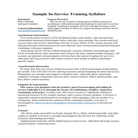 Sample Instructional Framework | PDF