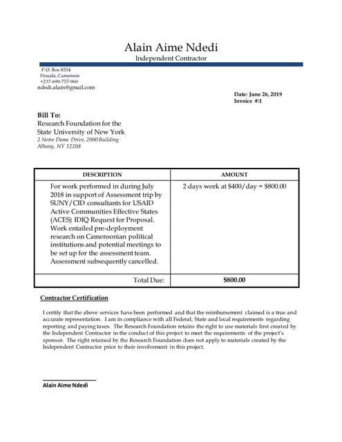 A Chevening Scholarship Recommendation Letter for Ms.Nchafac Julegette ...