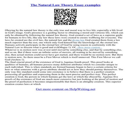 Sample Law Essays | PDF