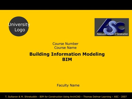 Certificate in Building Information Modelling Certificate | PDF