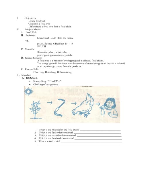 GRADE 4 SCIENCE LESSON PLAN | PDF