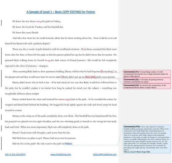 Sample library fiction level 1 copy edit | PDF