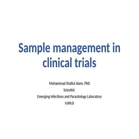 Sample management in clinical trials.pptx