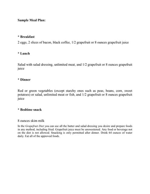 My daily meal routine | DOCX