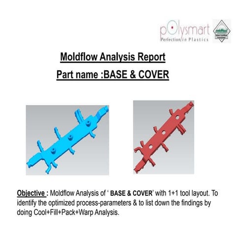 Sample Moldflow Analysis Report For Automotive Part | PDF