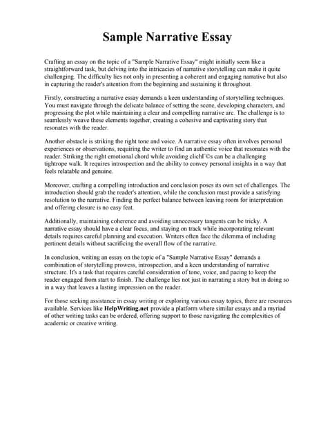 Introduction Of A Narrative Essay.pdf