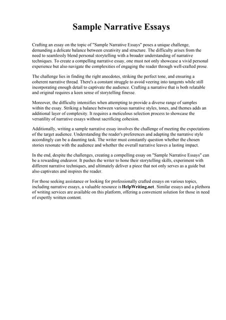 Narrative Essay Samples.pdf
