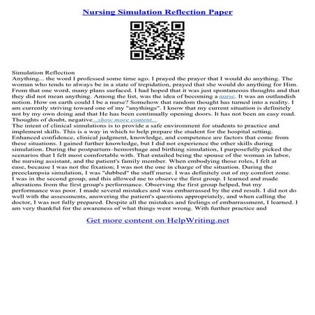 Sample Nursing Essays | PDF