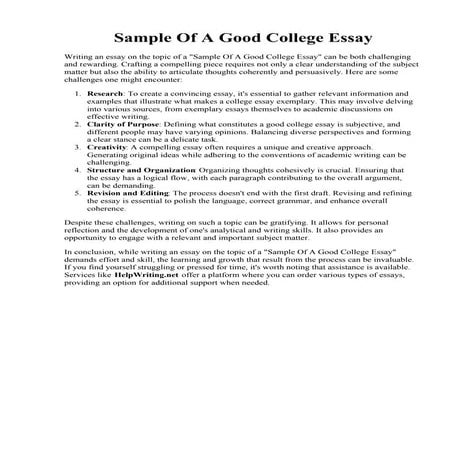 Sample Of A Good College Essay.pdf