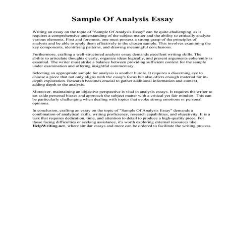 Sample Of Analysis Essay.pdf