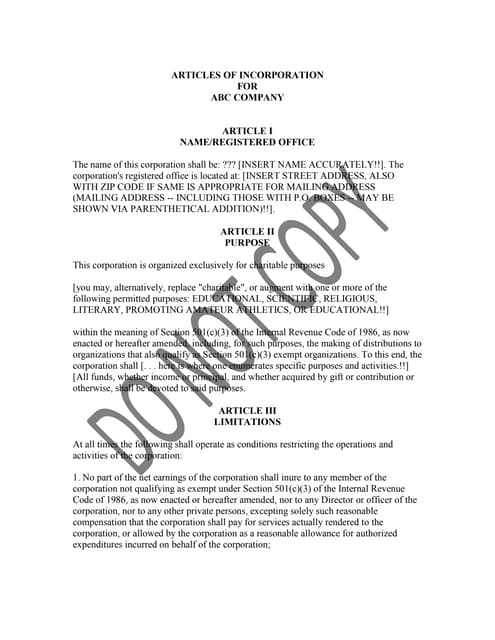 Sample of certificate of organization | PDF