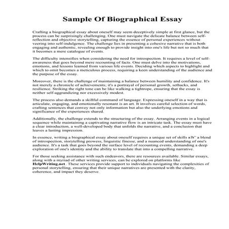 Sample Of Biographical Essay.pdf