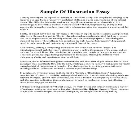 Sample Of Illustration Essay.pdf