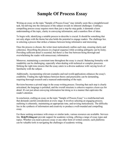 Process Essay Example Paper.pdf