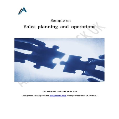 Sample on Sales Planning and Operations | PDF