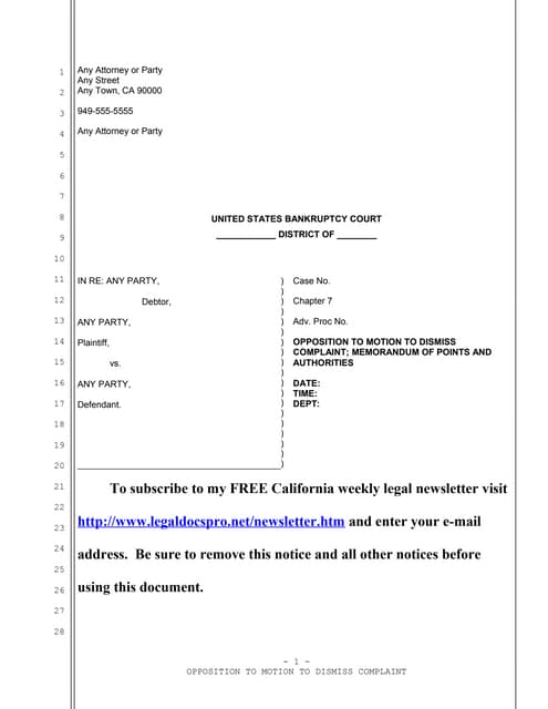 Motion to dismiss under rule 12(b)(5) for insufficient service of ...