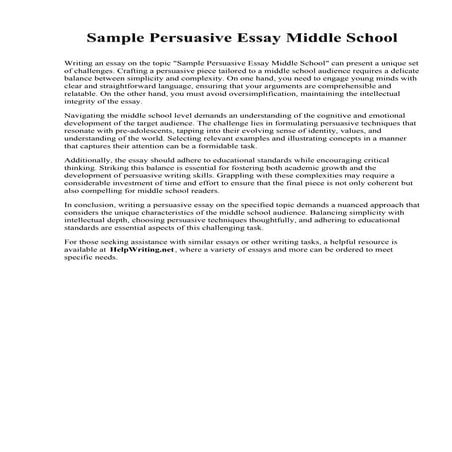 Sample Persuasive Essay Middle School.pdf