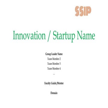 Sample Pitch Dtugsjkdeck KSKV BHUJ 2023.pptx