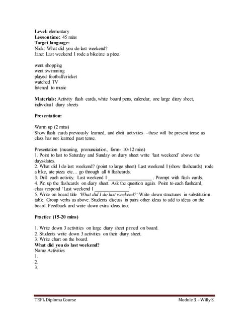 First conditional lesson plan for secondary level students | DOC