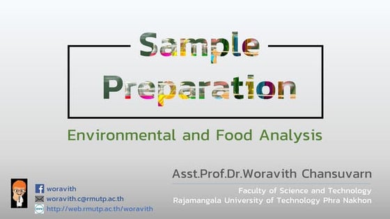 Sampling in Analytical Chemistry | PPTX | Chemistry | Science
