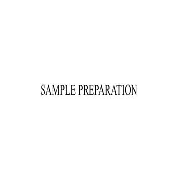 Protein/DNA Sample preparation methods | PPTX